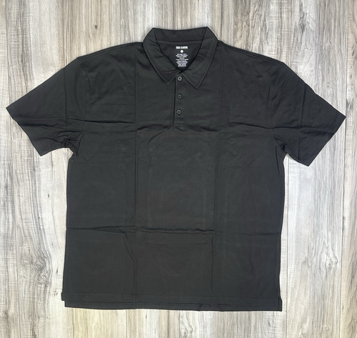 True Classic Active Polo Shirt Black Mens 2XL Performance Stretch ...