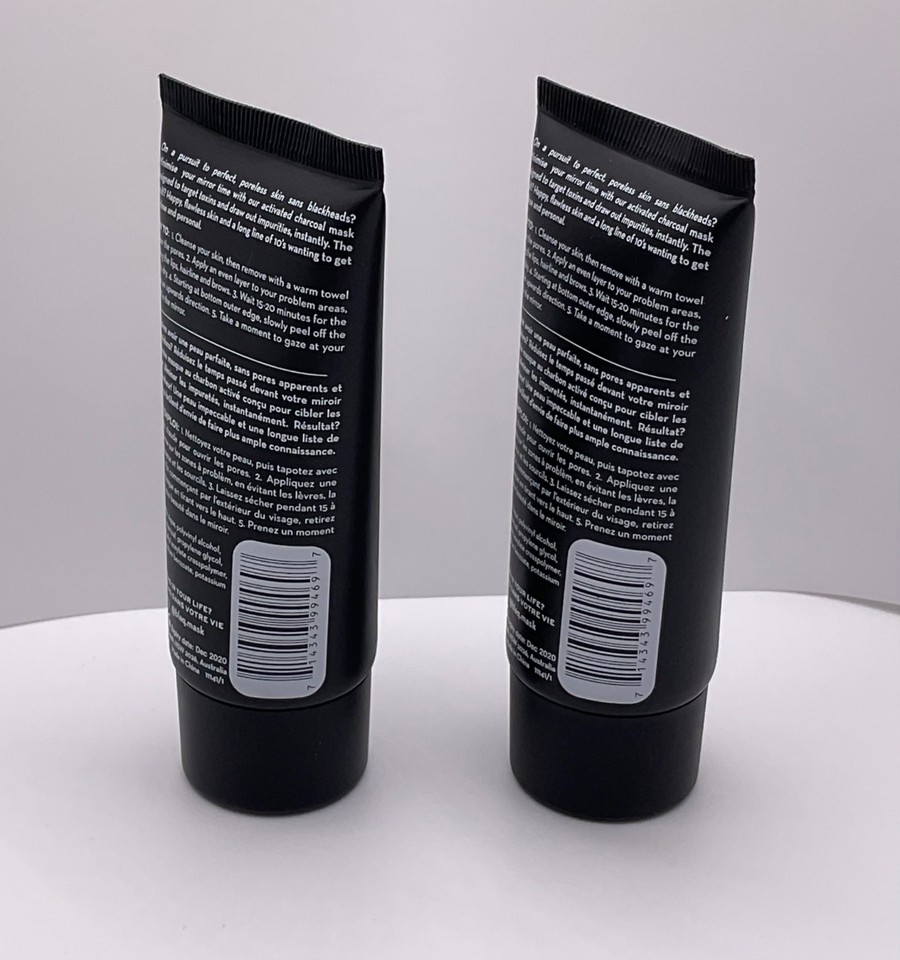 BLAQ Charcoal Peel Off Face Mask Skin Beauty Blackheads Acne ~ Sealed ...