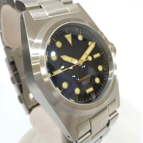 Unimatic Series 8 U2S-8B Black Limited Edition 400 Pieces Automatic ...