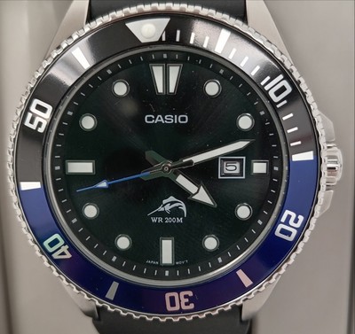 Casio MDV-106 Men's Wristwatch Quartz With Original Box Black/Silver ...