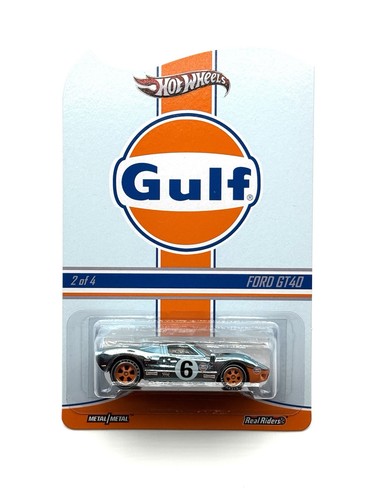 2013 Hot Wheels RLC Gulf Ford GT40 2 of 4 Red Line Club #3466/4000 ...
