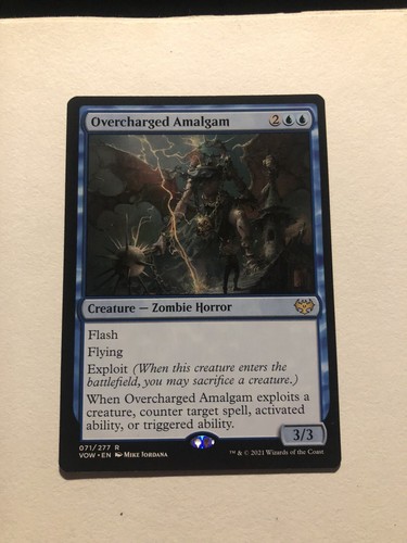 MTG Overcharged Amalgam Innistrad: Crimson Vow 071/277 Regular Rare | eBay
