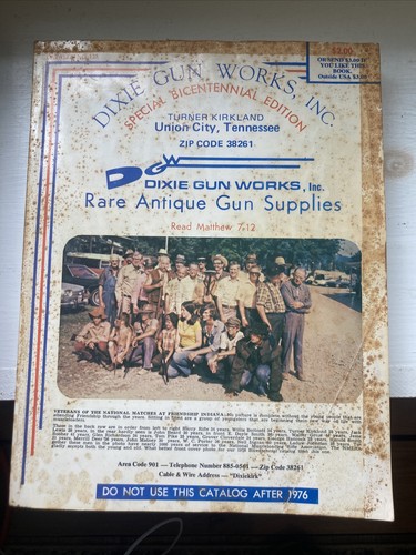 Dixie Gun Works Catalog 125 Special Bicentennial Edition 1976 | eBay