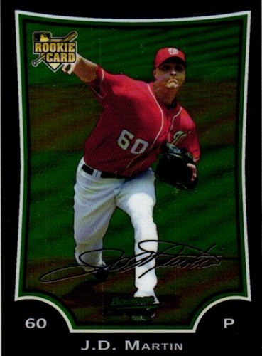 2009 Bowman Draft Picks & Prospects - Chrome #BDP11 J.D. Martin for ...