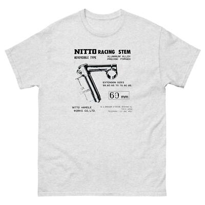 Nitto Stem Blueprint Cycling T-Shirt Vintage cycling | eBay