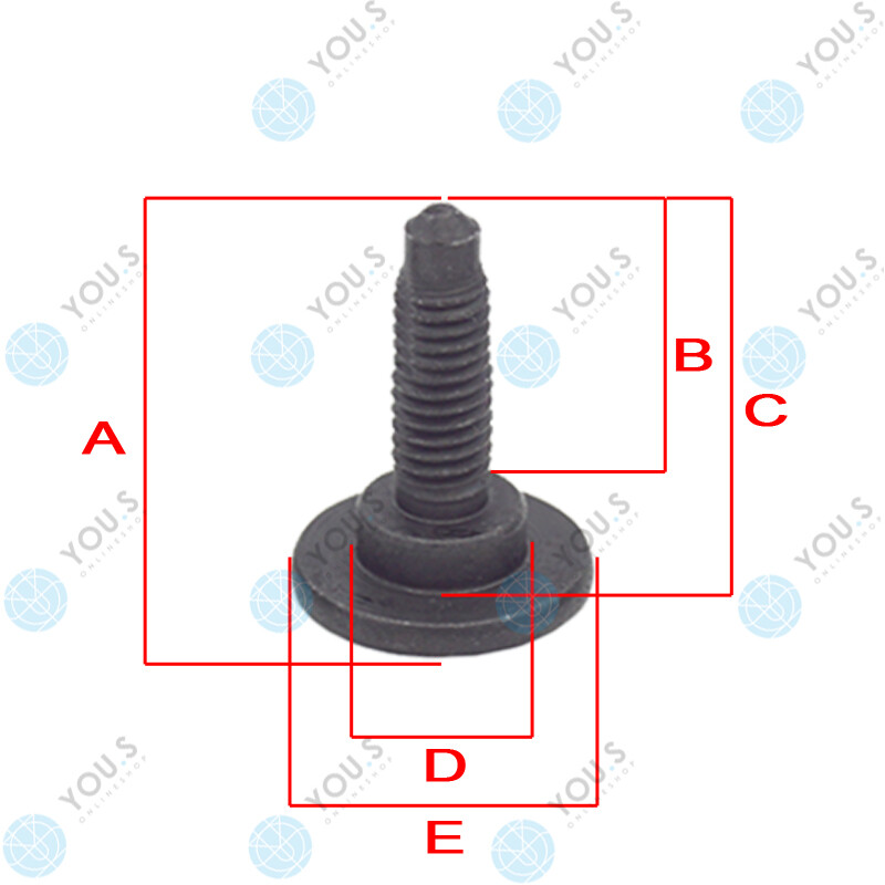 50 Pcs. YOU.S Original Body Screws 19 mm T30 for PEUGEOT Boxer / Bipper ...