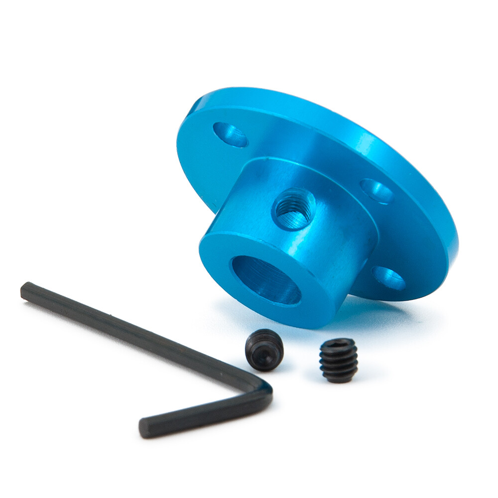 1/2/4/5x 8MM Blue Flange Coupling Rigid Guide Shaft Motor Connector ...