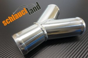 Y-Stück Edelstahlrohr 80mm V2A *** Y Rohr Edelstahl Abzweig ...