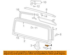 Jeep CHRYSLER OEM 97-06 Wrangler Windshield-Inner Molding 55176430AE ...