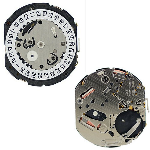 Solar Quartz Movement for Hattori /S. Epson VS75A/VS75B Date At 4:30 3 ...