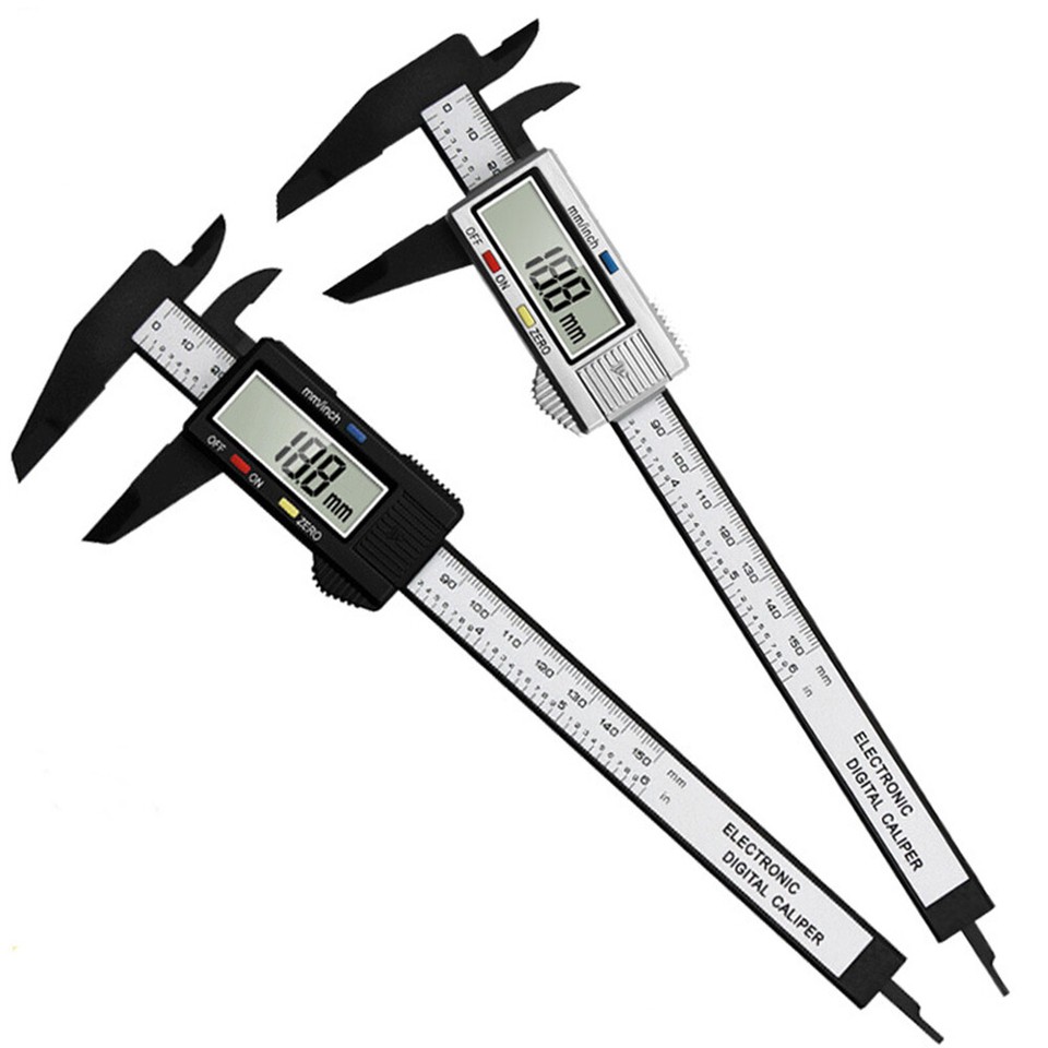 6" LED Digital Caliper 0-150mm Vernier Micrometer Electronic Ruler ...