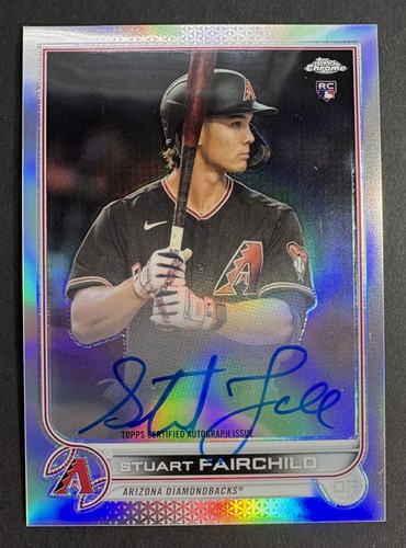 2022 Topps Chrome - Rookie Autographs Stuart Fairchild #RA-SF Refractor ...