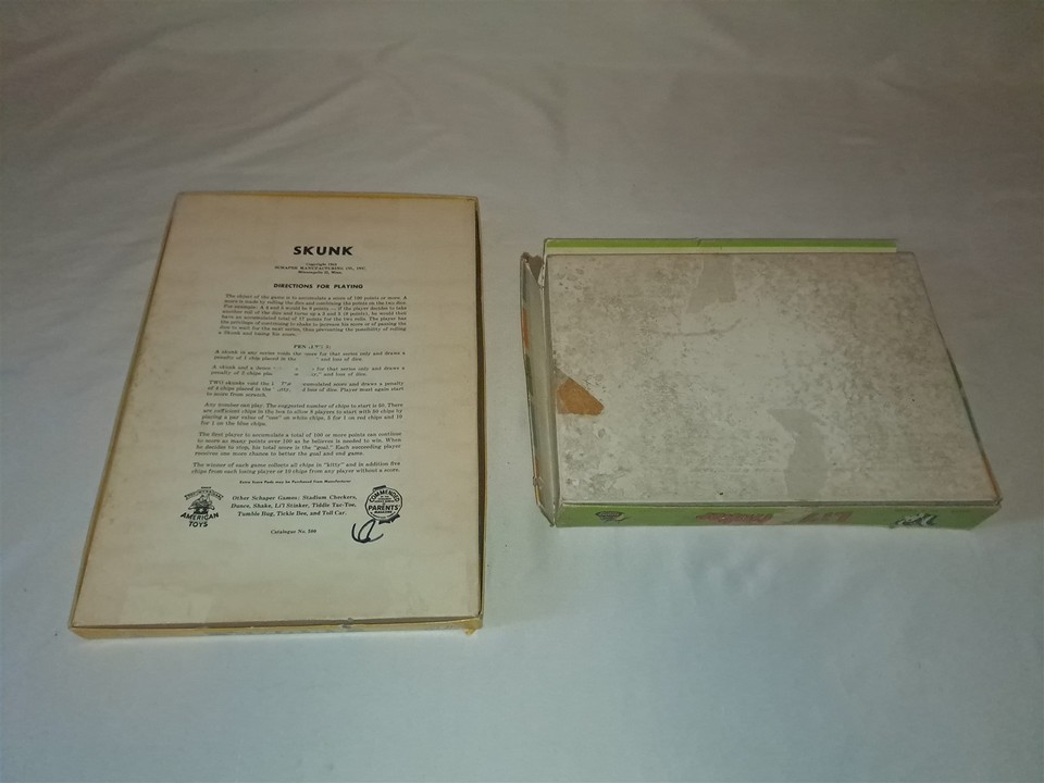 1953 Skunk + 1956 Li'l Stinker Games Schaper [Not Complete] | eBay