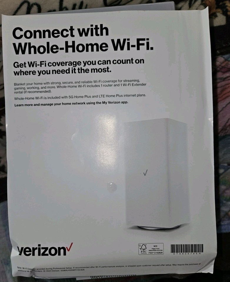 Verizon Internet Gateway WNC-CR200A WiFi6 New/ Sealed 2023-24 Router ...