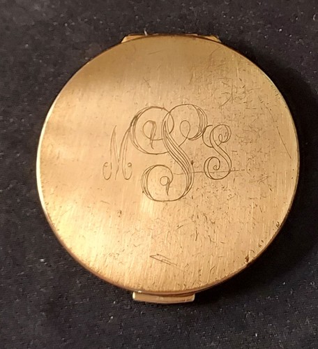 Vintage Stratton of England Monogrammed Powder Compact - MSS - No Puff ...