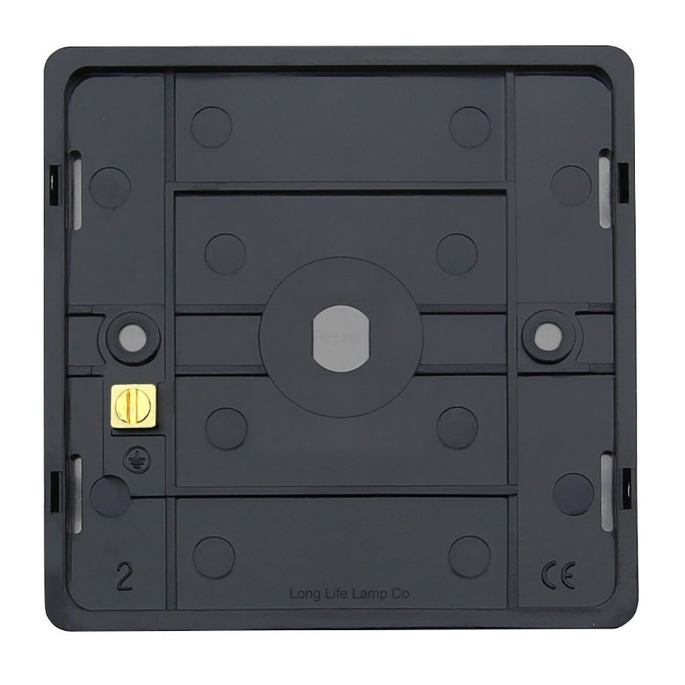 MegaSocket Screwless Slim Flatplate Light Socket & Switches BRUSHED ...