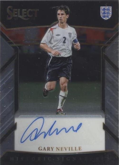 2017-18 Panini Select - Historic Signatures Gary Neville #HS-GN /199 ...