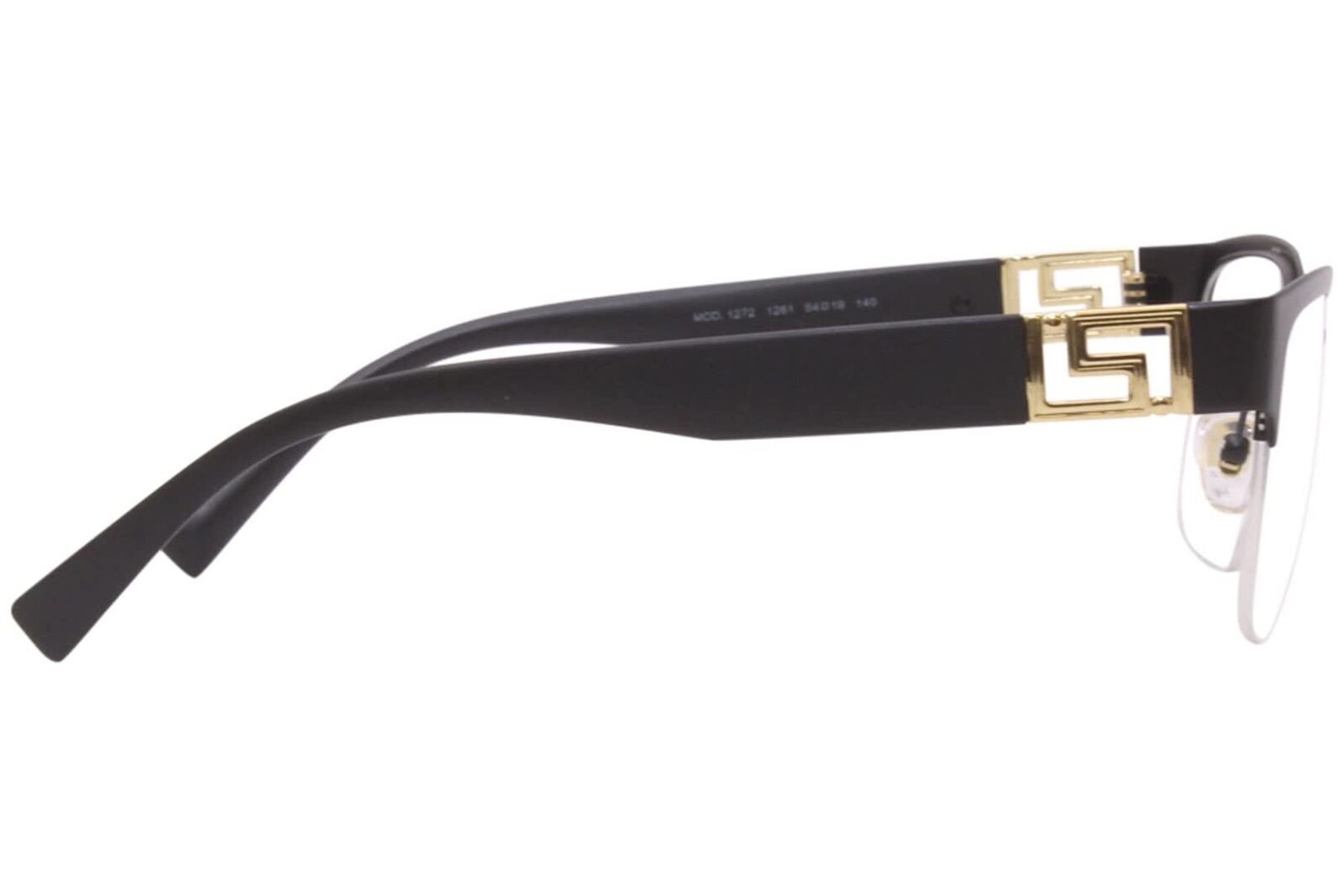 Versace VE 1272 1261 Matte Black Eyeglasses 8056597343770 | eBay