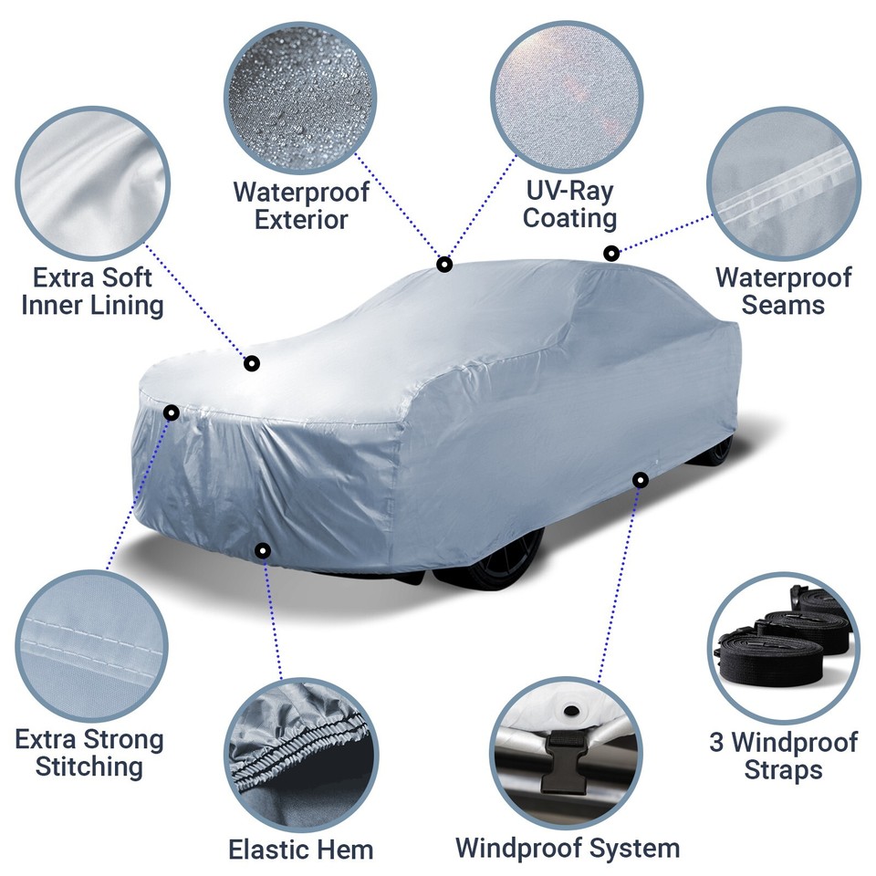 CUSTOM© [OUTDOOR] CAR COVER ☑️ 100% Waterproof ☑️ 100% All-Weather HIGH ...