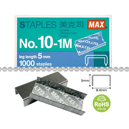 [Max] Staples NO.10-1M (8.4x5mm) 1000 pcs/box* | eBay