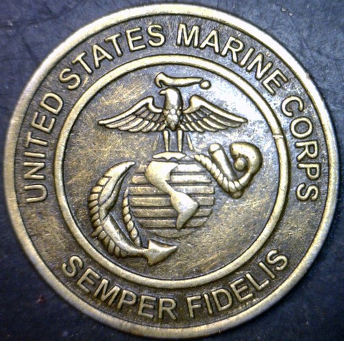 MARINE CORPS US Token Toys For Tots USMC Semper Fidelis Coin LOT #1 ...