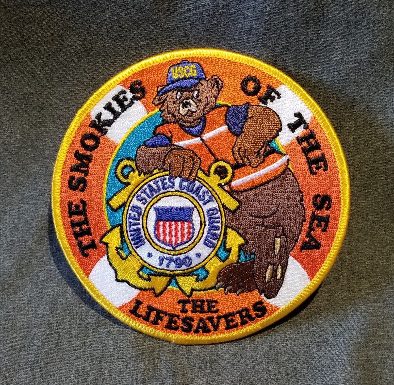 LMH PATCH Badge USCG Smokies of the Sea COAST GUARD Lifesavers OBJEE ...