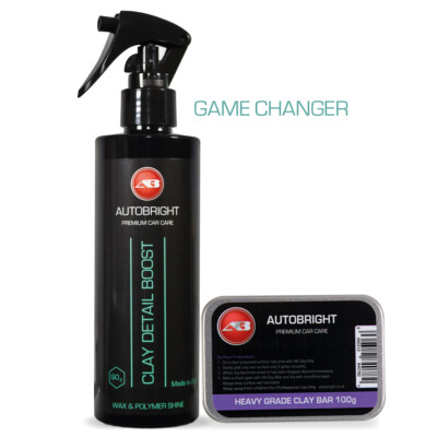 Clay Detail Boost Silica SIO2 Infused Detailing Spray Heavy Clay Bar ...