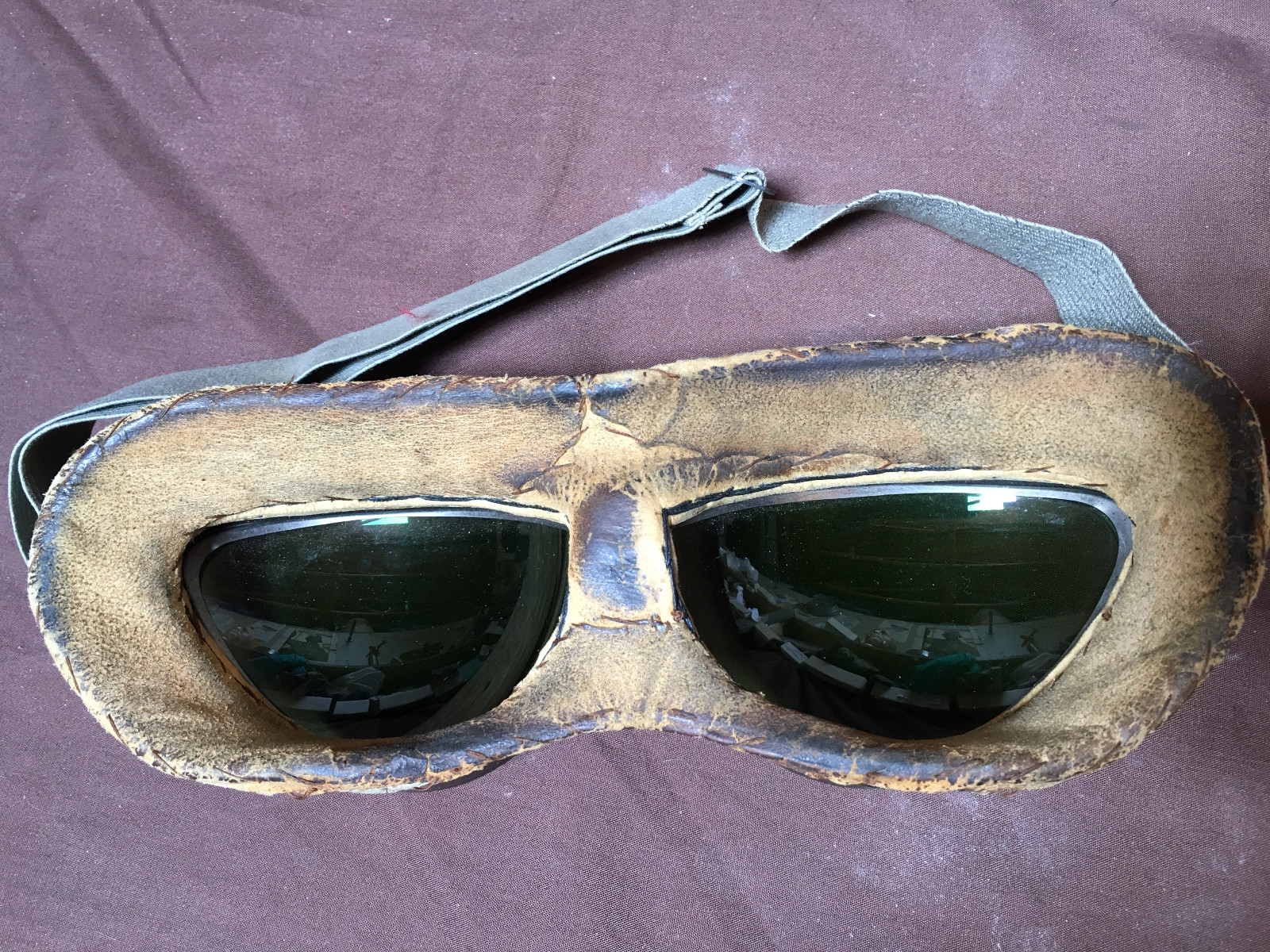 Wilson "Bug Eyed" Pilots Goggles | eBay