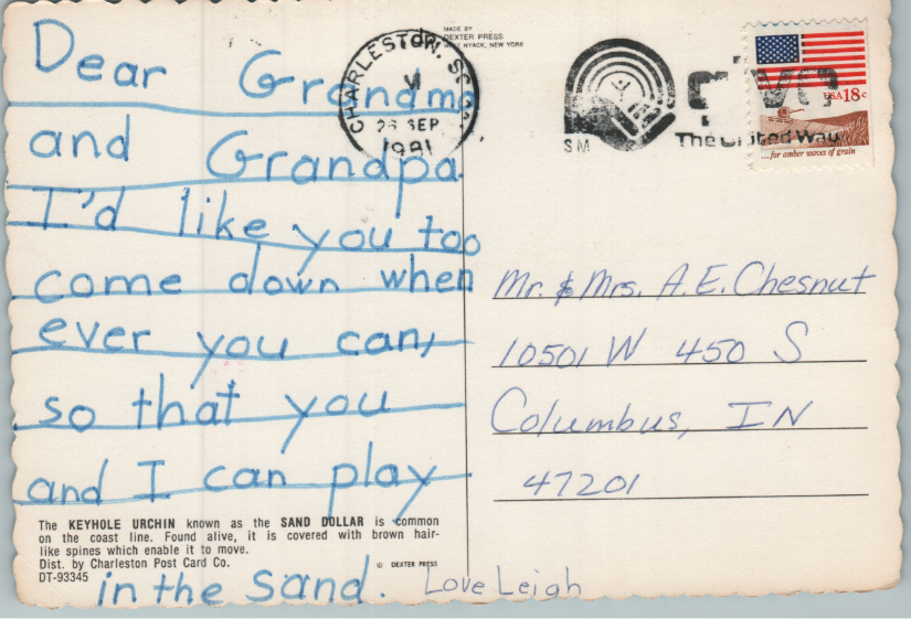 Vintage Postcard The Legend Of The Sand Dollar Poem Keyhole Urchin | eBay