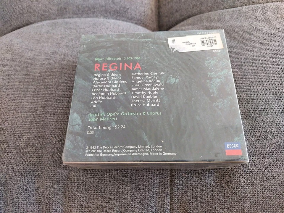 Regina Marc Blitzstein John Mauceri 3 CD New | eBay
