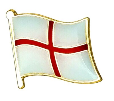 England Flag Badge Pin WORLD CUP UK English Metal GB St George's Cross ...