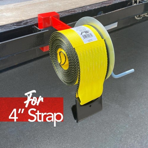 Heavy Duty Stake Pocket Mounted Strap Winder With Ten 4" X 30' Straps ...