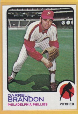 1973 TOPPS BASEBALL DARRELL BRANDON #326 PHILLIES NM *85562 | eBay