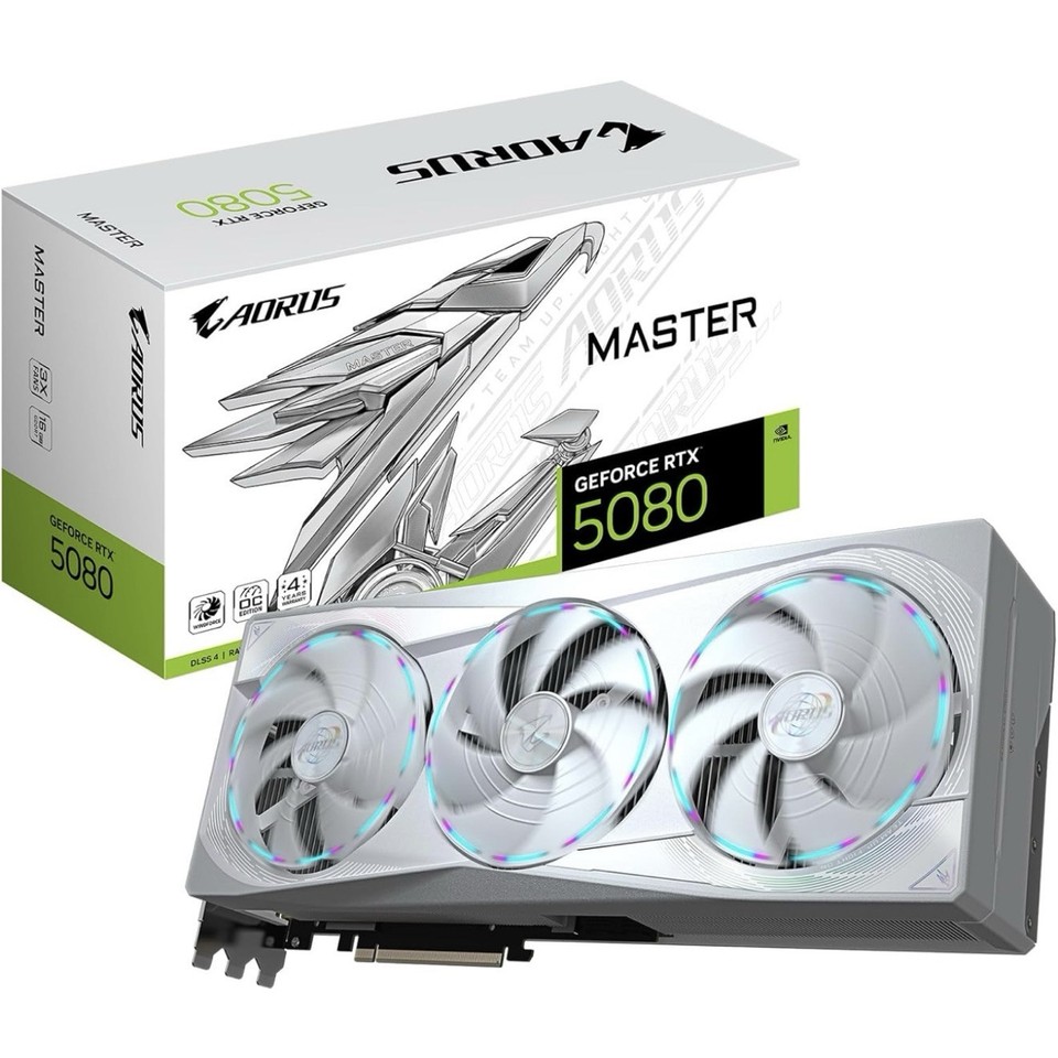 GIGABYTE AORUS MASTER ICE GeForce RTX 5080 16GB(⚠️⚠️See description ...
