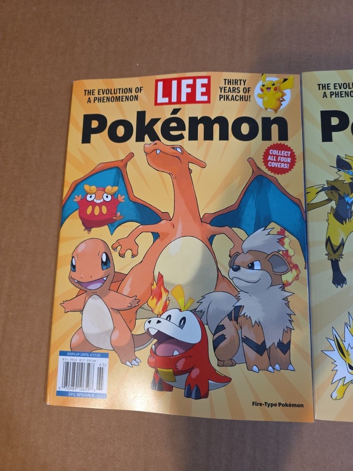 Life Magazine Pokémon Evolution of a Phenomenon 30 Years! Charizard ...