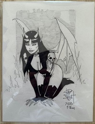 Sexy Purgatori Original Comic Book Artist Jim Balent 9”x 12" | eBay