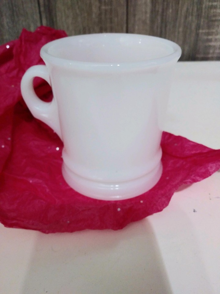 Vintage Avon White Milk Glass Shaving Mug Cup with colorful Locomotive ...