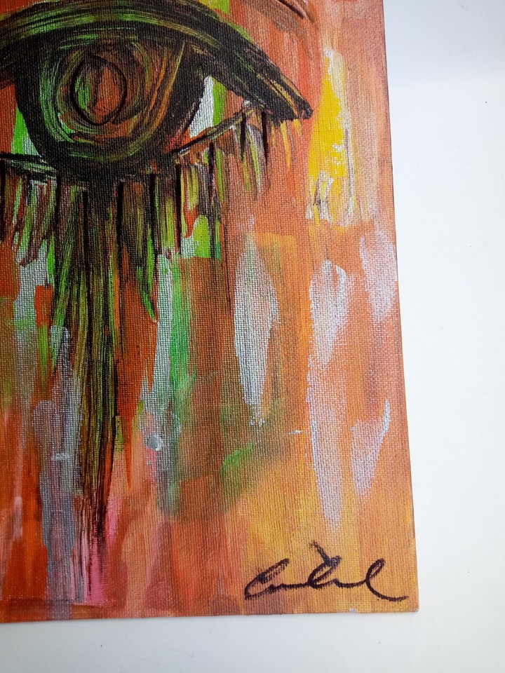 Modern Contemporary Art Painting - Eye - Signed By Artist | eBay