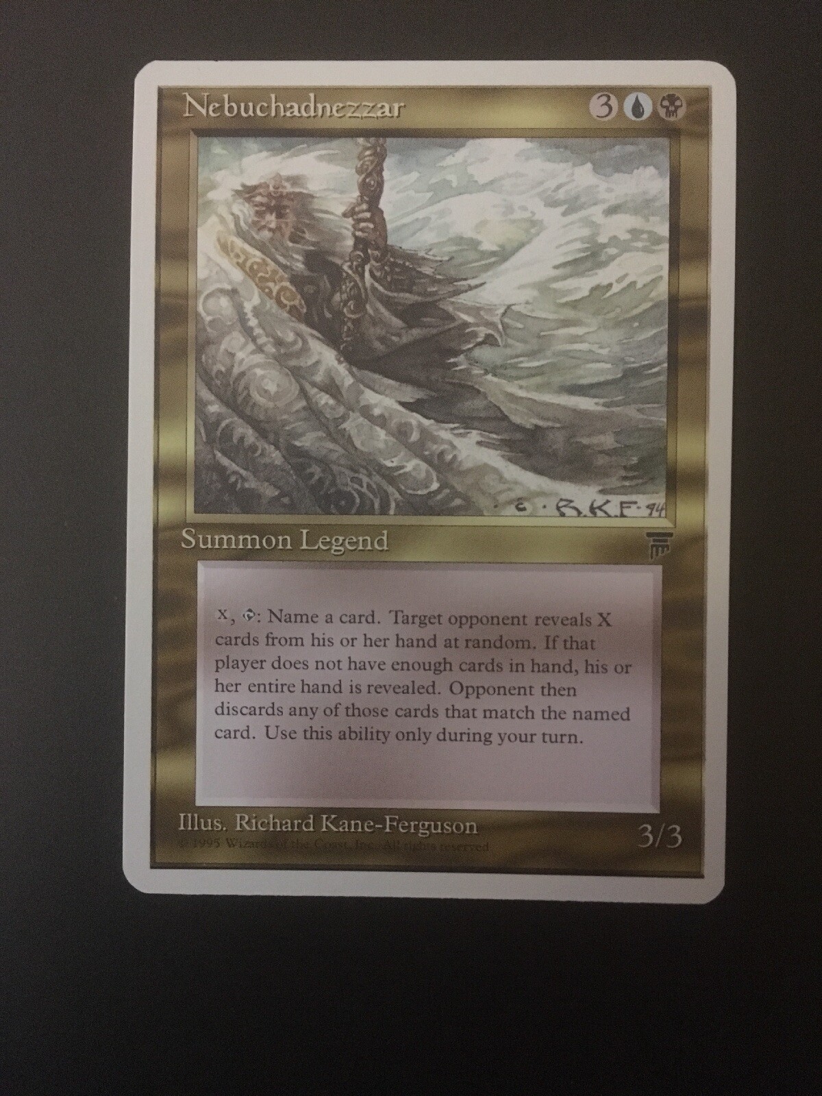 Magic The Gathering MTG - Chronicles - Nebuchadnezzar | eBay