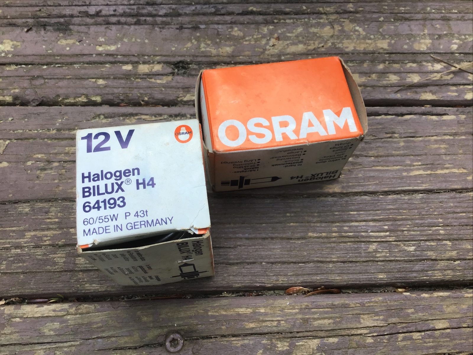 2 Osram 64193 60/55W H4 3200K Long Life BILUX HALOGEN Headlight Lamp ...