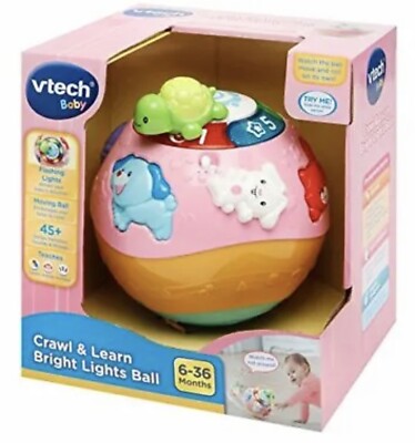 VTech Crawl & Learn Baby Activity Ball, Baby Play Centre, Educational ...