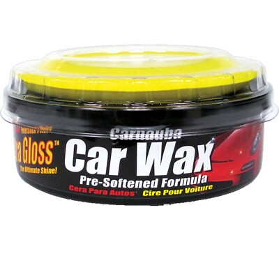 Car Wax Paste Carnauba Ultra Gloss with Applicator 10oz HS | eBay