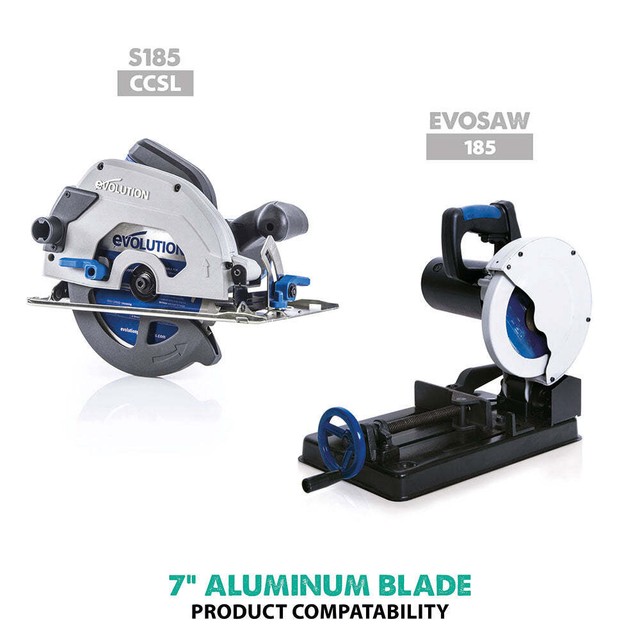 Evolution TCT 7" Aluminum-cutting Saw Blade 180BLADEAL for sale online ...