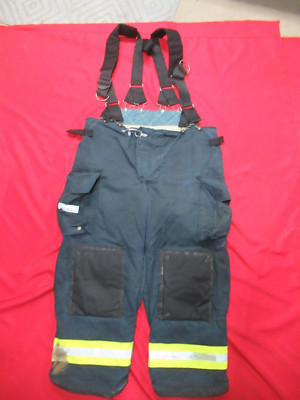 BLACK FIRE DEX 44 X 29 Firefighter Turnout Bunker PANTS GEAR RESCUE ...