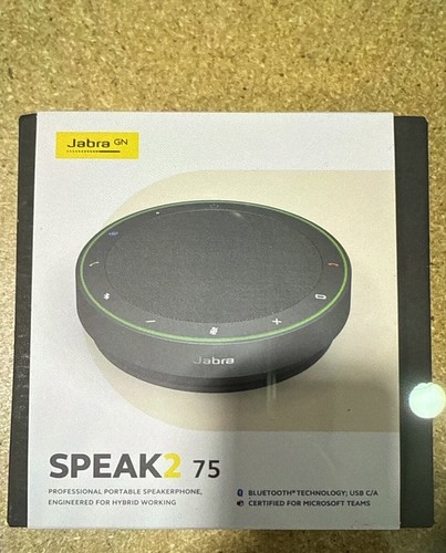 New Jabra speaker bluetooth TEAMS certified Speaker2 75 | eBay