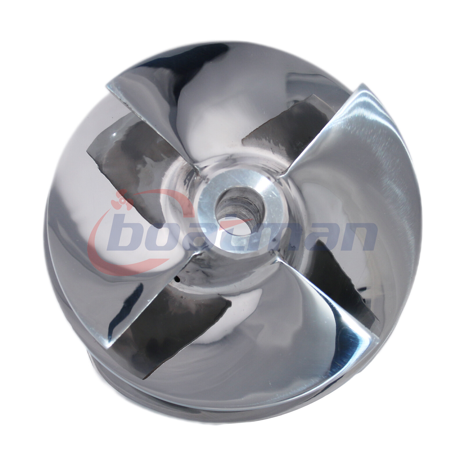 7 3/8'' D SS 4 Blade V6 Outboard Jet Impeller for Jet Pump Big Series ...