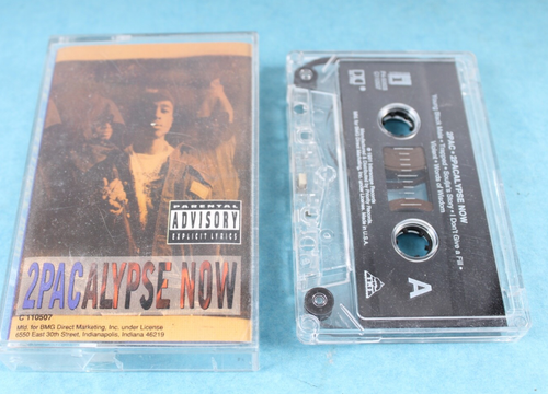 2pacalypse Now by 2Pac Tupac Cassette Tape 1991 Rap Interscope Record ...