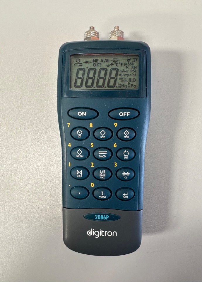 Digitron 2086P Digital Manometer, Pressure Ranges of 0 - 10 Bar | eBay UK