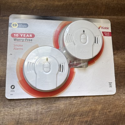 Kidde 10-Year Sealed Battery Smoke Detector & LED Light, Model: i9010 ...