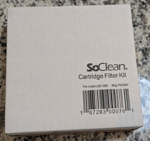 NEW SoClean Cartridge Filter kit Mfg. PN1207 SOCLEAN Model SC1200 ...